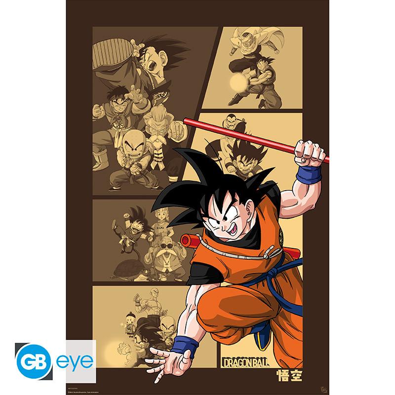 DRAGON BALL - Goku Retro - Poster 91x61cm : ShopForGeek.com: Poster GB ...