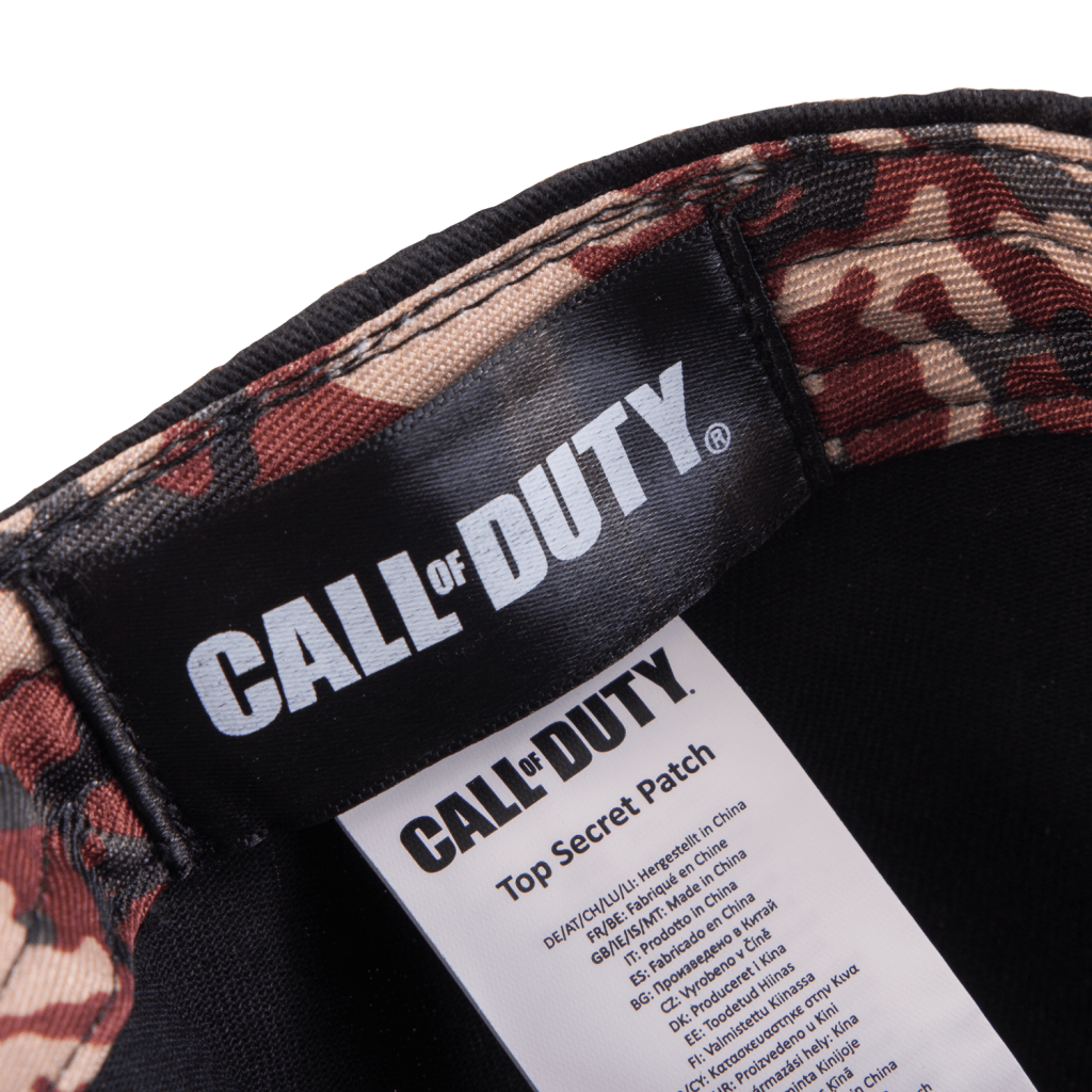 CALL OF DUTY COLD WAR - Casquette Top Secret Patch : ShopForGeek.com ...
