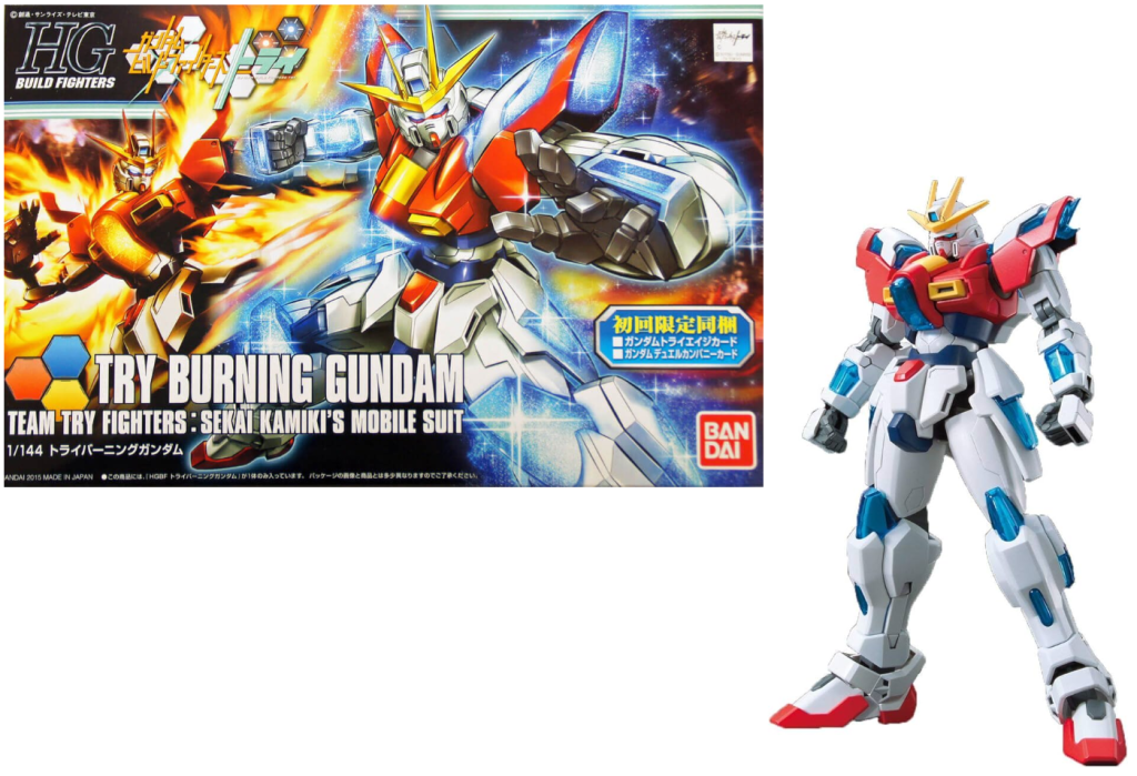 GUNDAM - Model Kit - High Grade - Try Burning Gundam - 1/144 ...