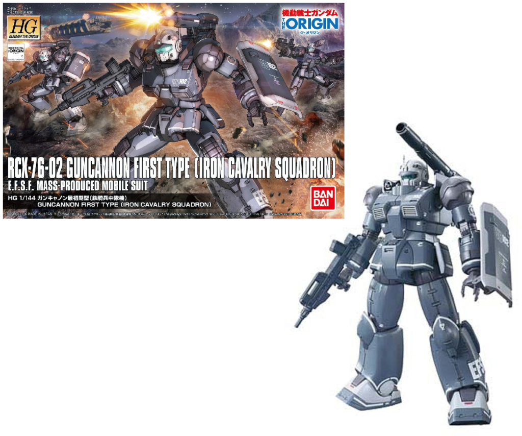 GUNDAM The Origin - Model Kit - HG 1/144 - Guncannon First Type ...