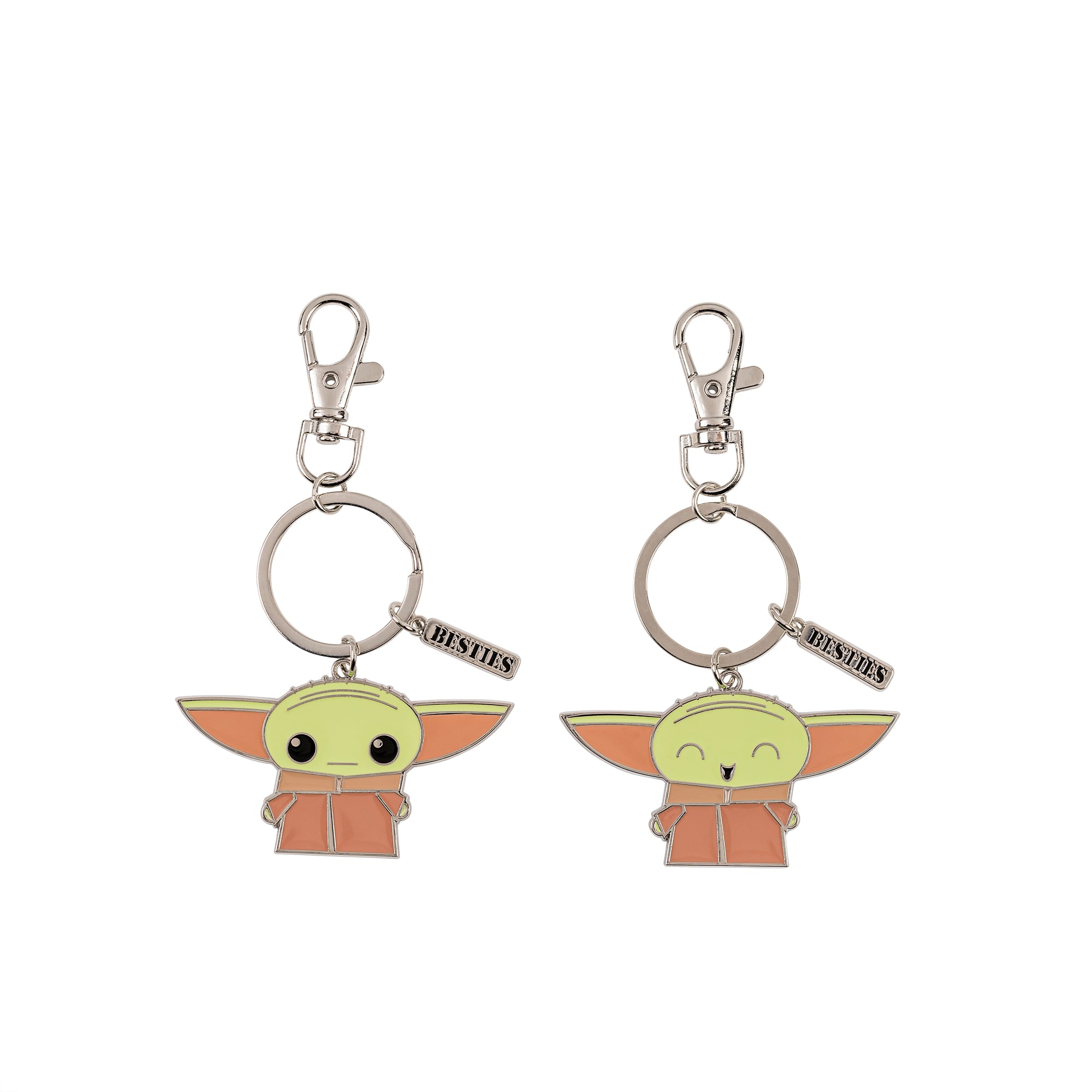 THE MANDALORIAN - Grogu - Duo Set Metal BFF Keychains : ShopForGeek.com ...