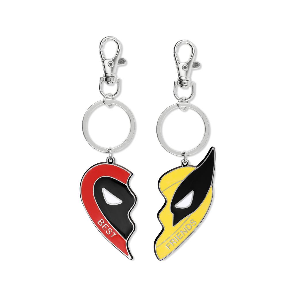 DEADPOOL vs WOLVERINE - Duo Set Metal BFF Keychains : ShopForGeek.com ...