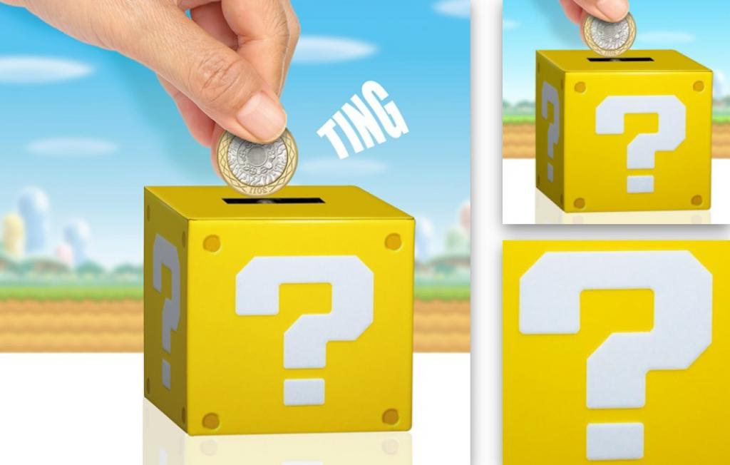NINTENDO - Question Block Money Box : ShopForGeek.com: Notebook Nintendo