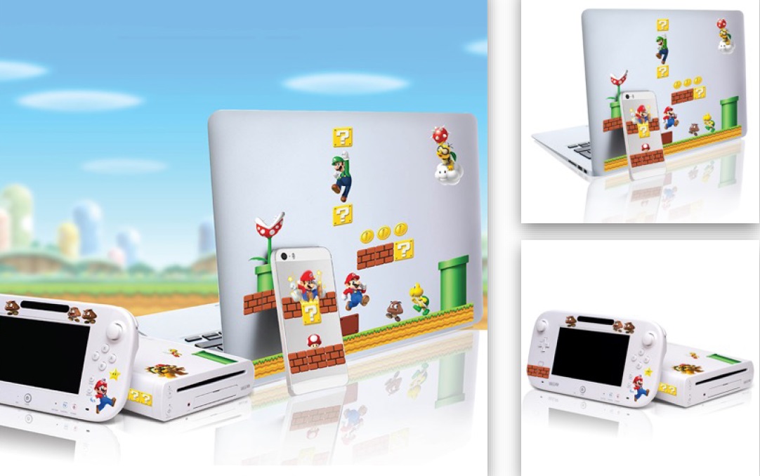 NINTENDO - Super Mario Gadget Decals : ShopForGeek.com: Stickers ...