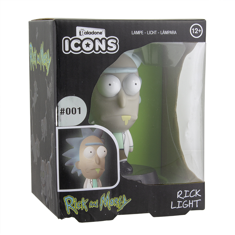 RICK & MORTY - Lampe Icône - Rick : ShopForGeek.com: Lampe Rick and Morty