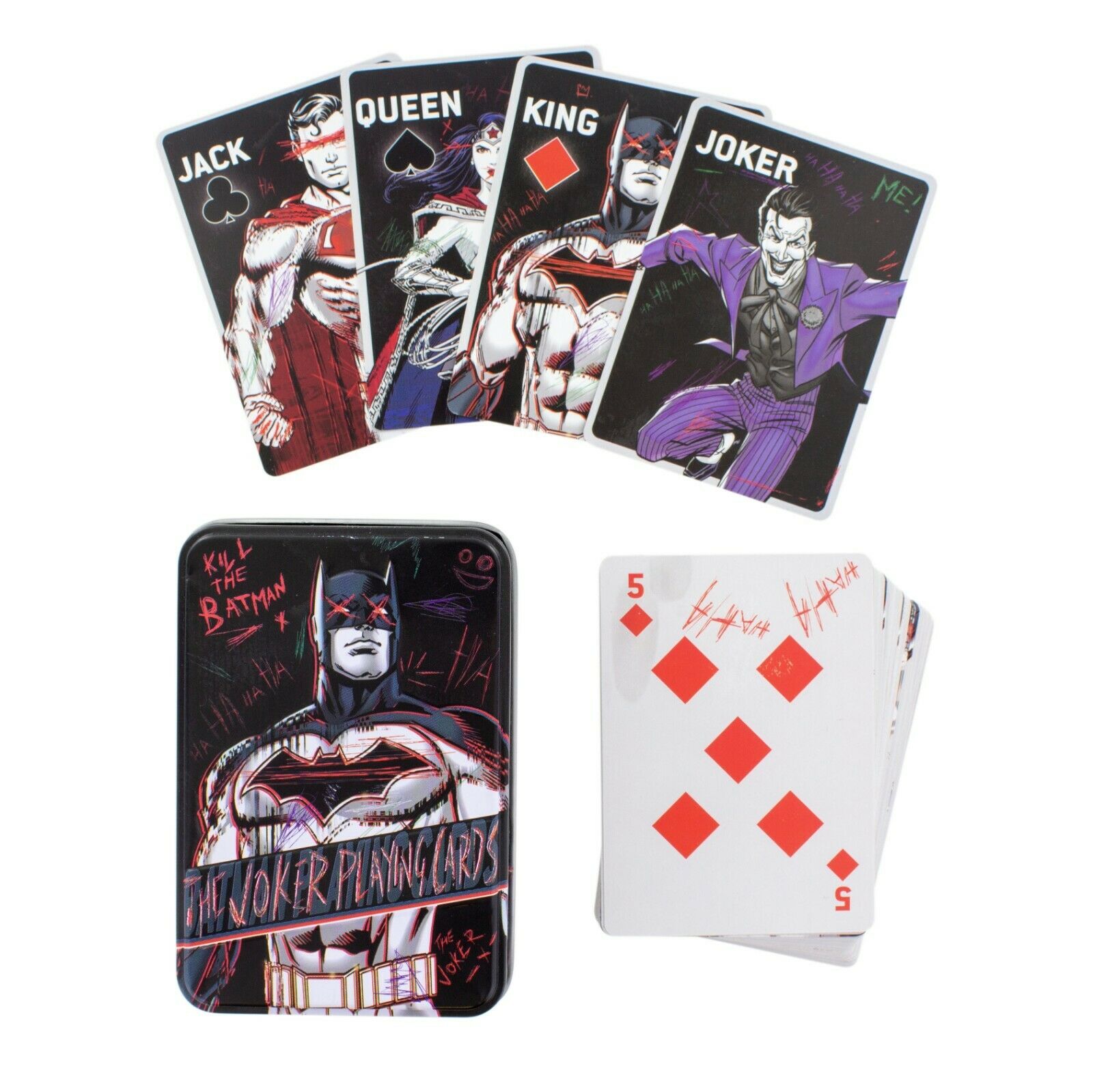 DC COMICS - The Joker - Jeu de Cartes à Jouer - 52 Cartes : ShopForGeek ...