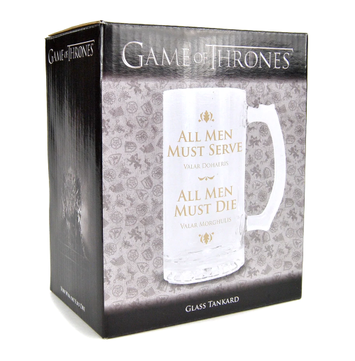 GAME OF THRONES - Glass Tankard - Belongs To The King : ShopForGeek.com ...