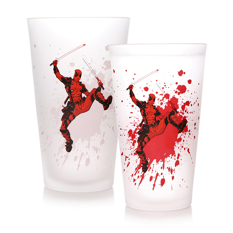 DEADPOOL - Cold Changing Glass : ShopForGeek.com: Glass HMB Marvel