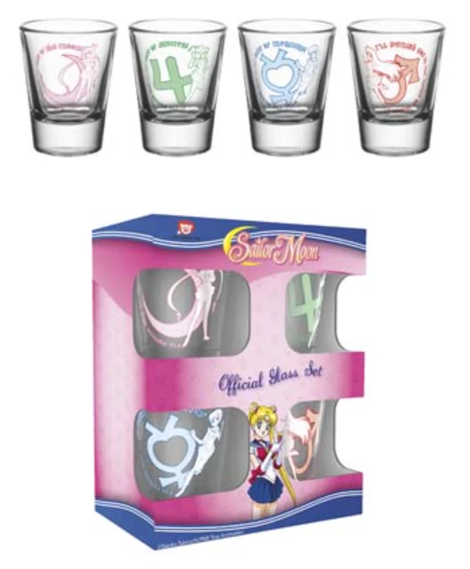 SAILOR MOON - Shot Glass - Characters : ShopForGeek.com: Glass GB Eye ...