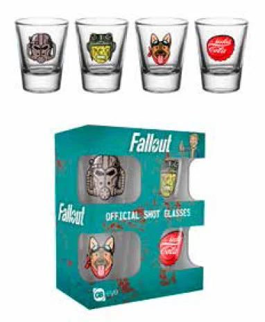 FALLOUT 4 - Shot Glass - Icon : ShopForGeek.com: Glass GB Eye Fallout