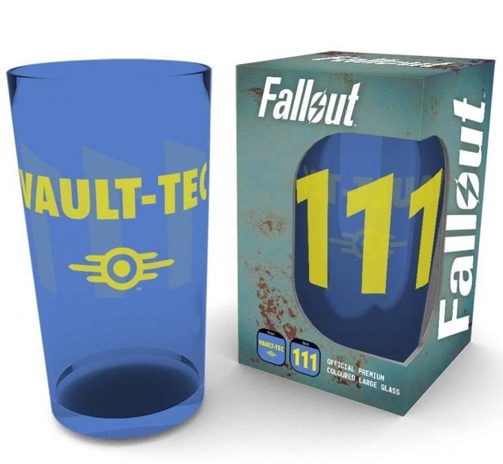 FALLOUT - Premium Colored Large Glasses 500ml - Vault 111 : ShopForGeek ...