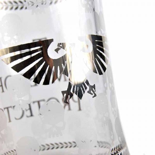 WARHAMMER - Glass Tankard 500ml - Emperor : ShopForGeek.com: Glass ...