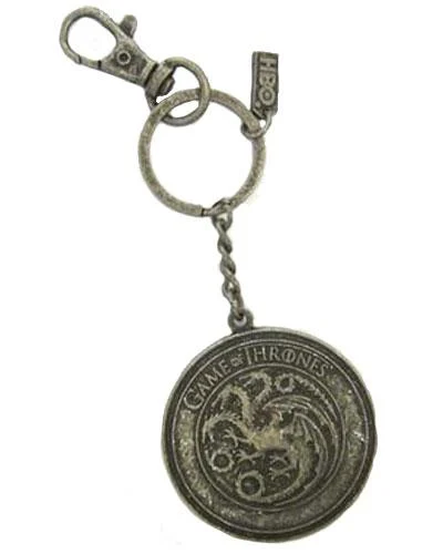 GAME OF THRONES - Snap Keychain - Targaryen Shield : ShopForGeek.com ...