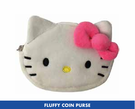 HELLO KITTY - Fluffy Coin Purse : ShopForGeek.com: Wallet Pyramid Hello ...