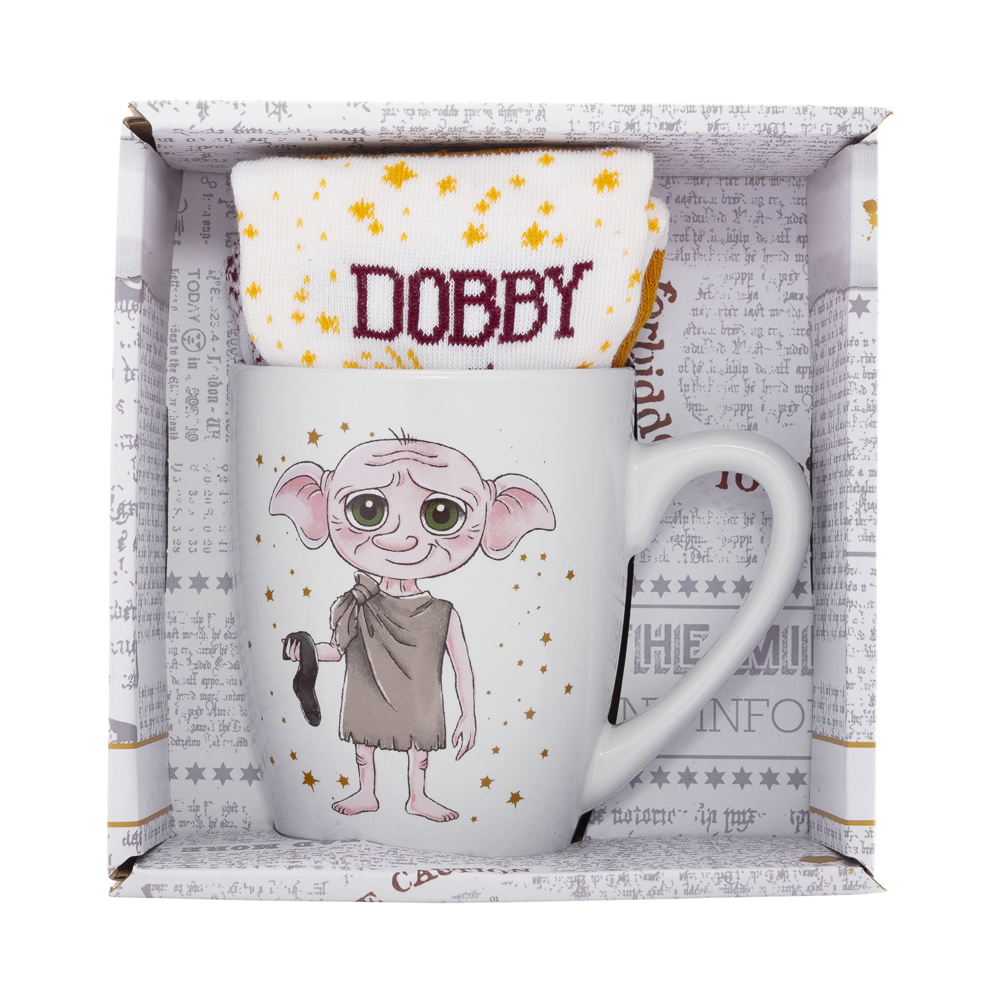 BEMS | HARRY POTTER - Dobby - Mug 315ml et Chaussettes Femme 36-41