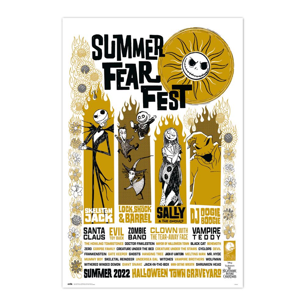 NIGHTMARE BEFORE CHRISTMAS - Summer Fear Fest - Poster 61x91cm ...