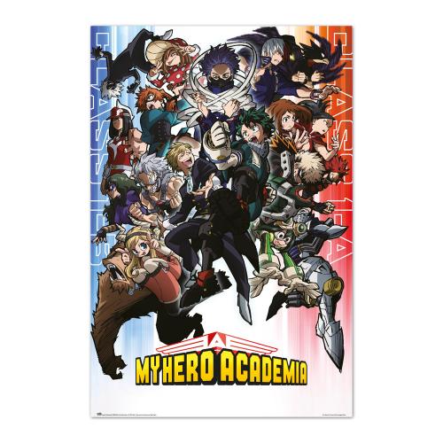BEMS | MY HERO ACADEMIA - Class 1-A and Class 1-B - Poster 61x91cm