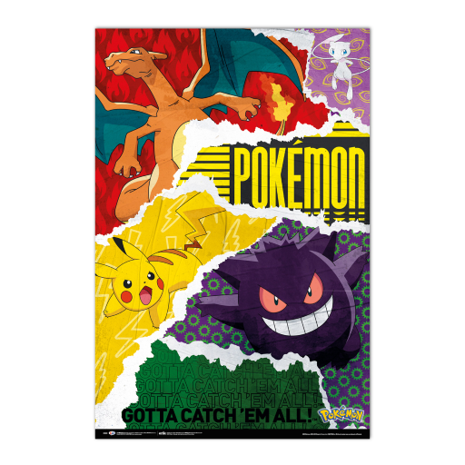 POKEMON - Gotta Catch 'em All - Poster 61x91cm : ShopForGeek.com ...