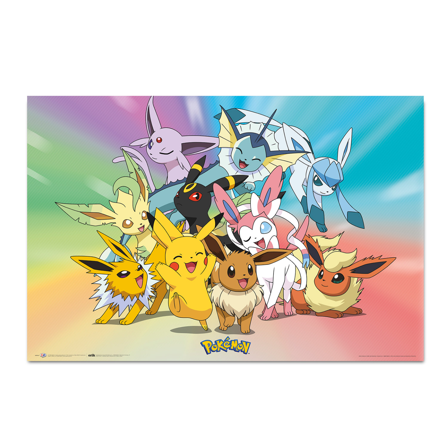 POKEMON - Evolution Evoli Gotta Catch 'em All - Poster 61x91cm ...