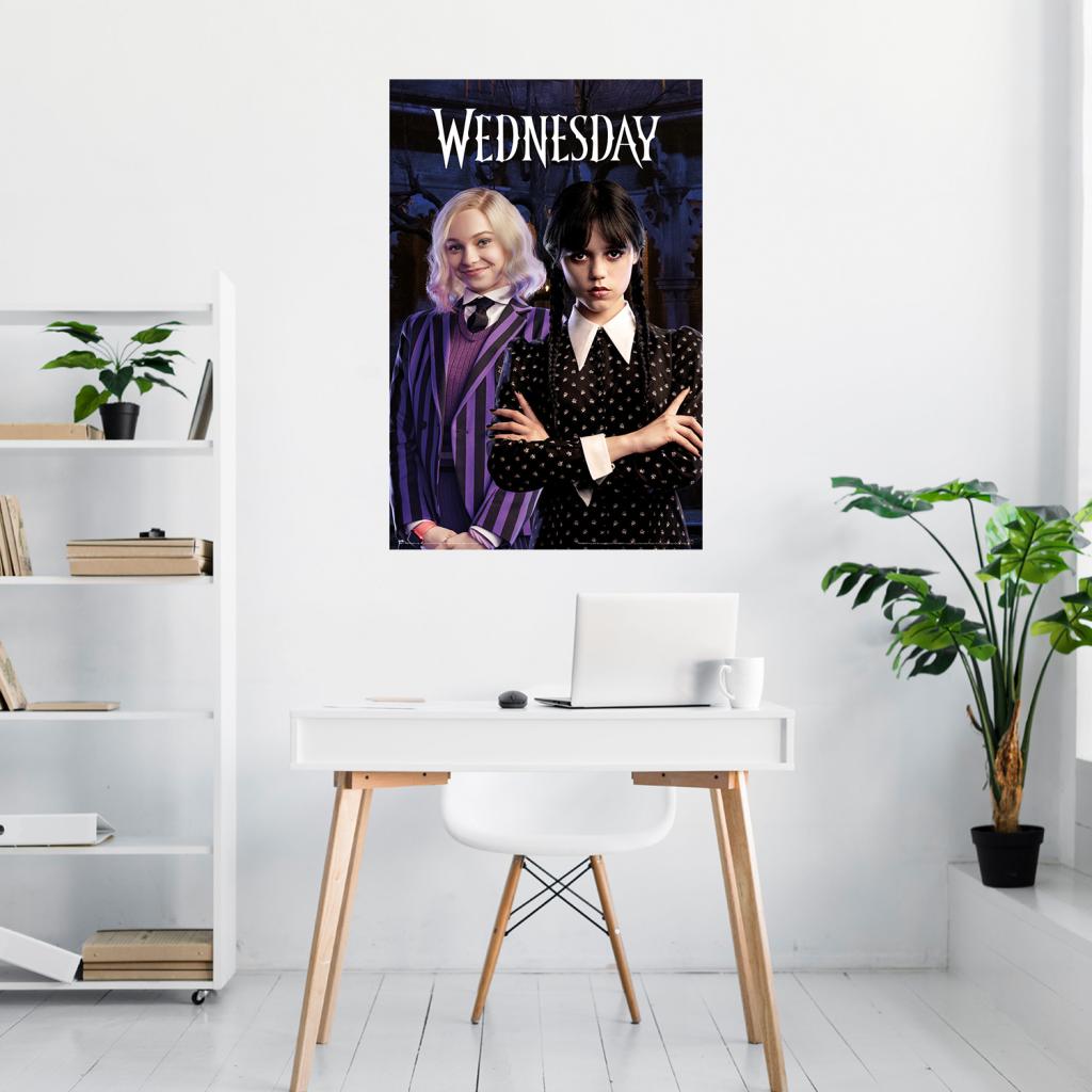 WEDNESDAY - Enid & Wednesday - Poster 61 x 91cm : ShopForGeek.com ...