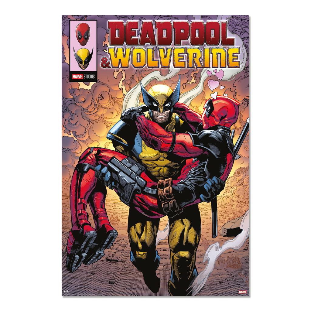 DEADPOOL & WOLVERINE - Love - Poster 61 x 91cm : ShopForGeek.com: Poster Grupo Erik Marvel