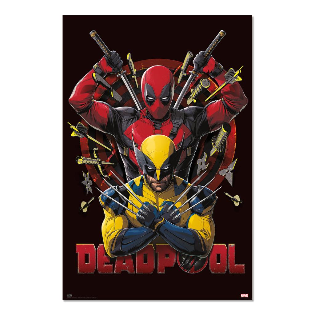 DEADPOOL & WOLVERINE - Fight - Poster 61 x 91cm : ShopForGeek.com ...