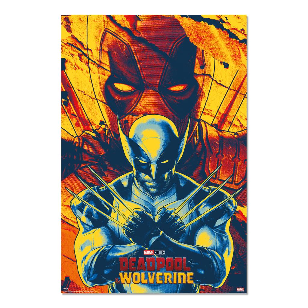 DEADPOOL & WOLVERINE - Retro - Poster 61 x 91cm : ShopForGeek.com ...