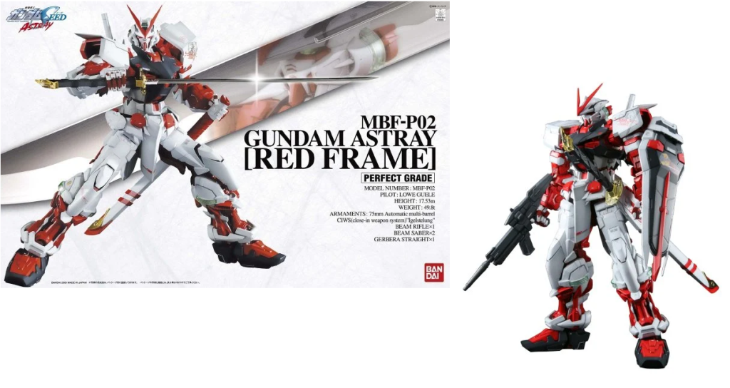 GUNDAM - Perfect Grade - Astray Red Frame 1/60 - Model Kit ...