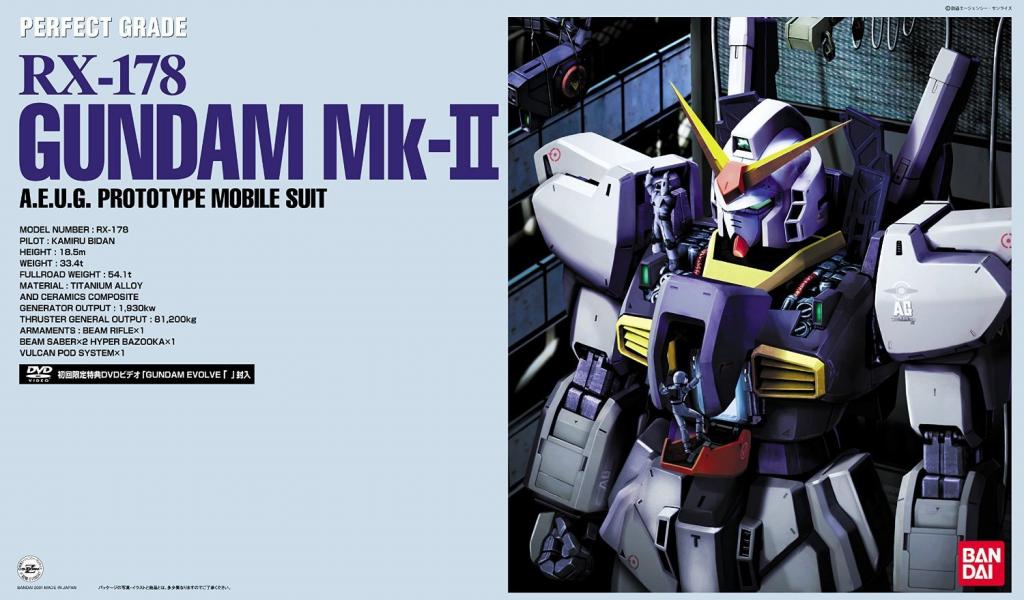 GUNDAM - Model Kit - Perfect Grade - RX-178 MK II AEUG Prototype 1/60 ...