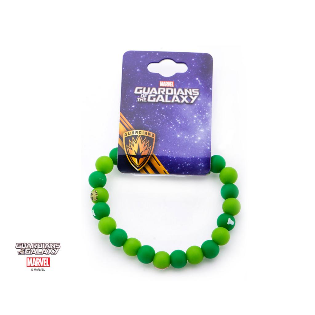 GUARDIANS OF THE GALAXY - Groot Silicone Beads Bracelet : ShopForGeek ...