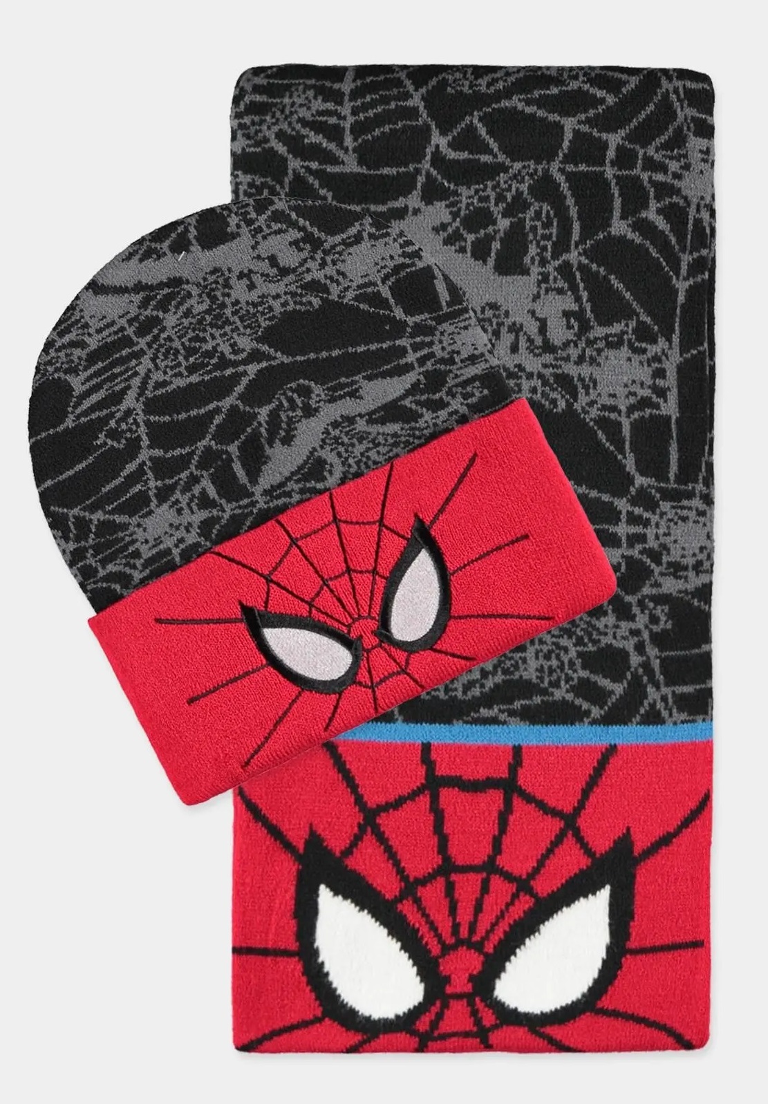 MARVEL - Spider-Man - Beanie & Scarf Gift Set : ShopForGeek.com: Beanie ...
