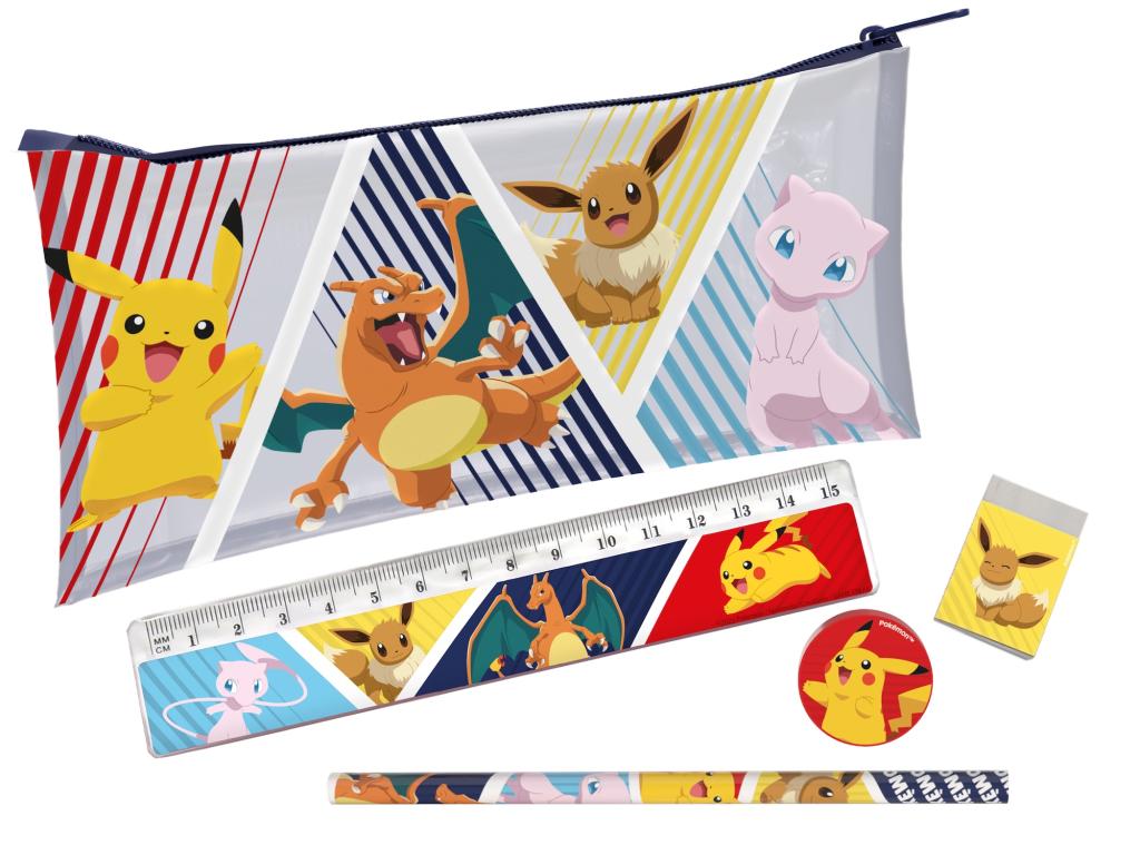 POKEMON - Stationery Set with Pocket - 5pc : ShopForGeek.com: Material ...