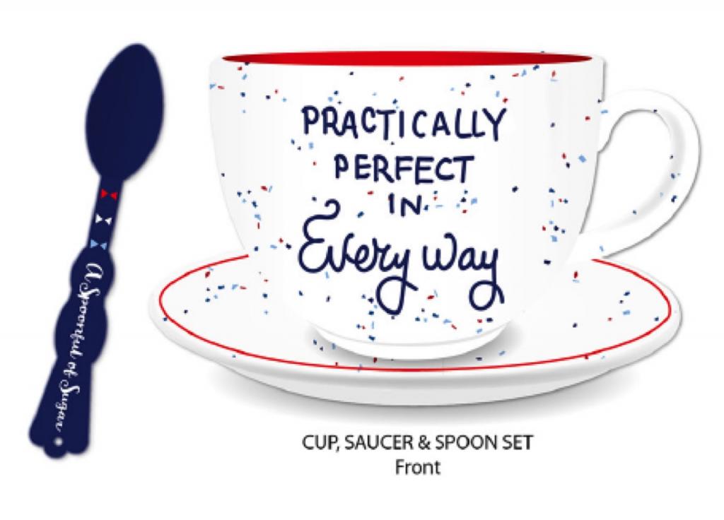 MARY POPPINS - Cup, Saucer & Spoon Set - Perfect : ShopForGeek.com: Mug ...