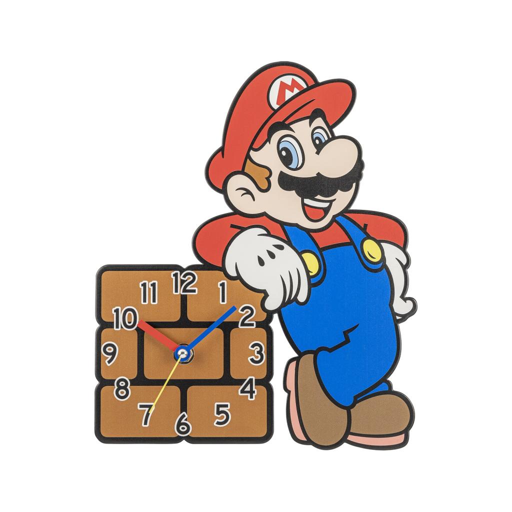 SUPER MARIO - Mario & Brick - Horloge Murale Métal : ShopForGeek.com ...
