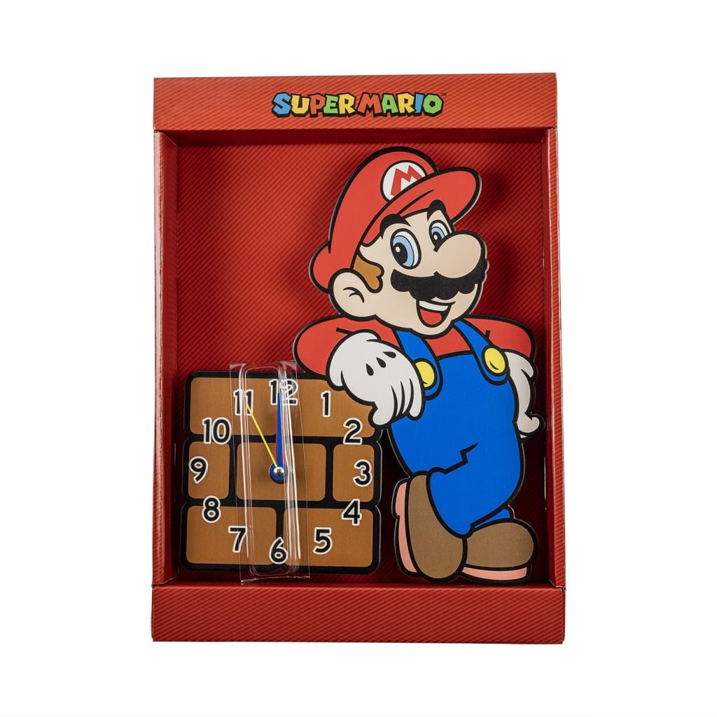 SUPER MARIO - Mario & Brick - Horloge Murale Métal : ShopForGeek.com ...