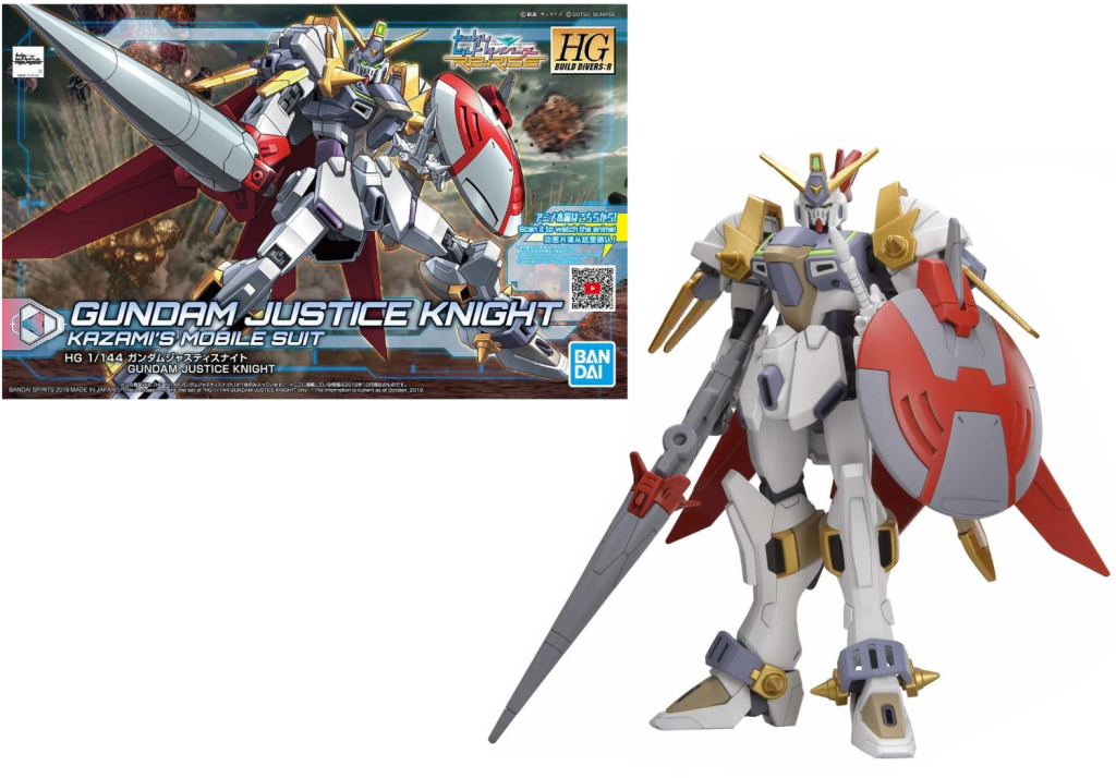 GUNDAM - HGBD - Justice Knight - Model Kit - 1/144 - 12.5cm ...