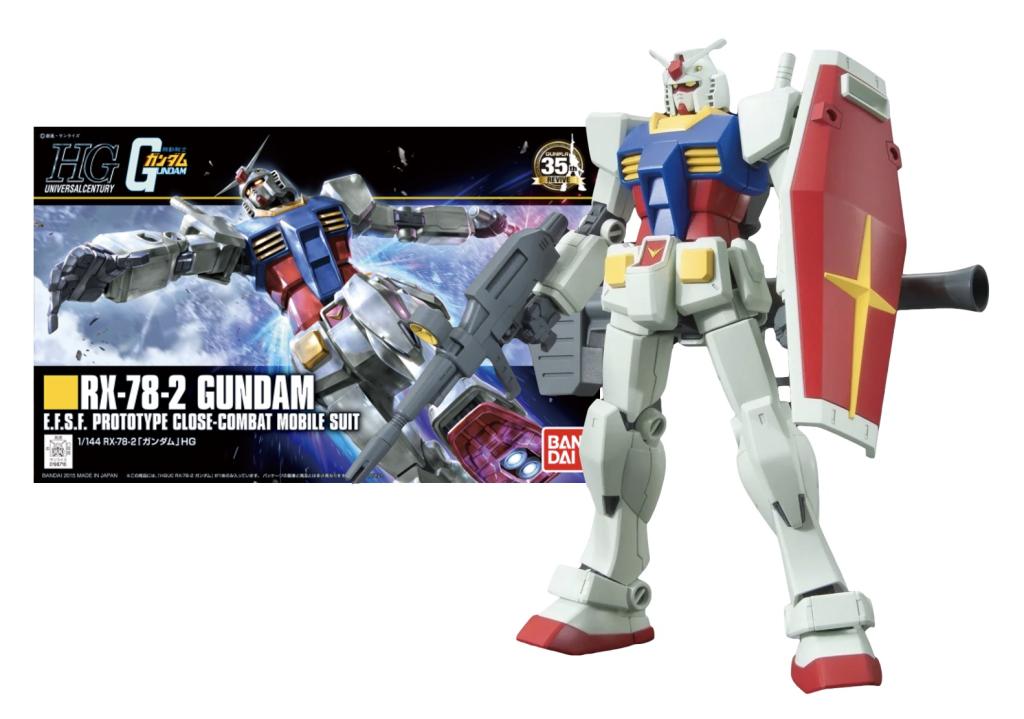 GUNDAM - Model Kit - High Grade - RX-78-2 Gundam - 1/144 : ShopForGeek ...