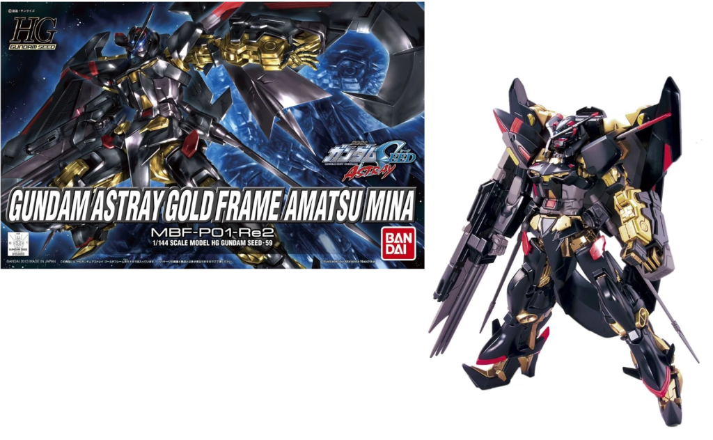 GUNDAM - HG Gundam Astray Gold Frame Amatsu Mina 1/144 - Model Kit ...