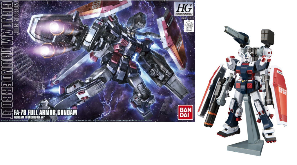 GUNDAM - Model Kit - High Grade - Full Armor Gundam Thunder. - 1/144 ...
