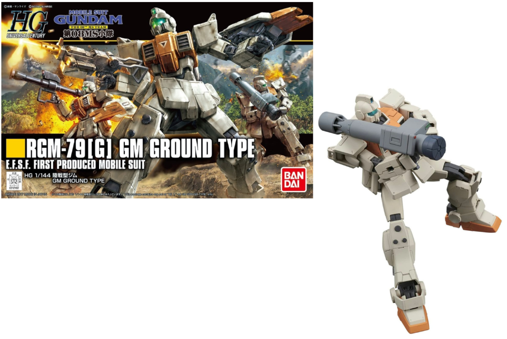 GUNDAM - Model Kit - High Grade - GM Ground Type - 1/144 : ShopForGeek ...