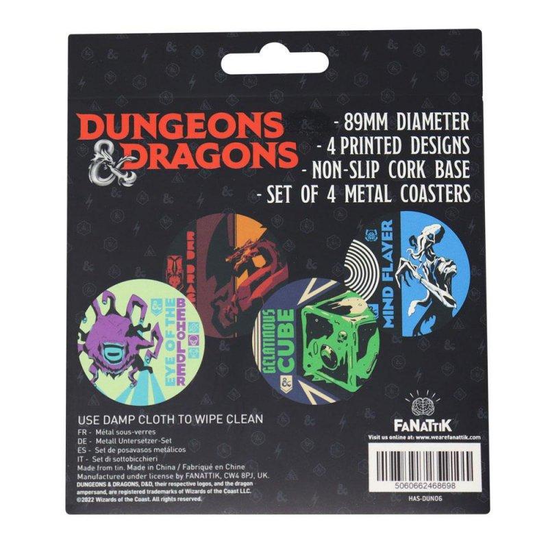 DUNGEONS & DRAGONS - Set of 4 Metal Monsters Coasters : ShopForGeek.com ...