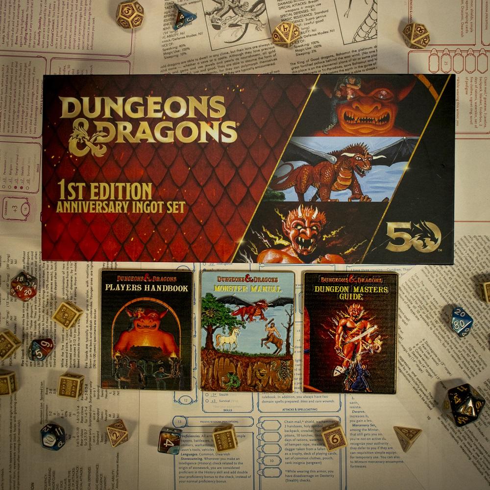 DUNGEONS & DRAGONS - 50th - 3 Limited Edition Ingot Set : ShopForGeek ...