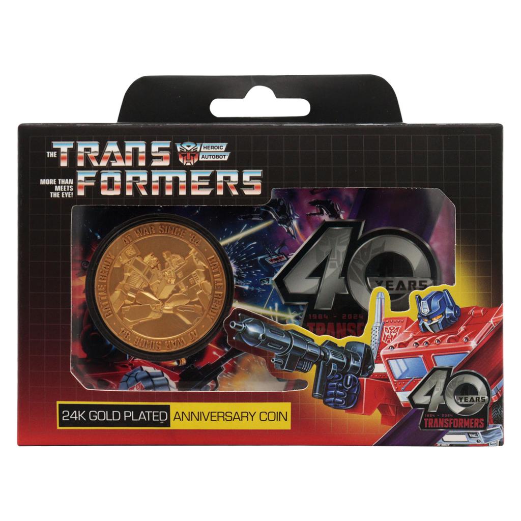 TRANSFORMERS - 40th Anniversary - Limited Edition 24k Gold Plated Coin ...