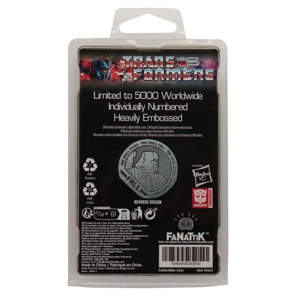 TRANSFORMERS - 40th Anniversary - Limited Edition Coin : ShopForGeek ...