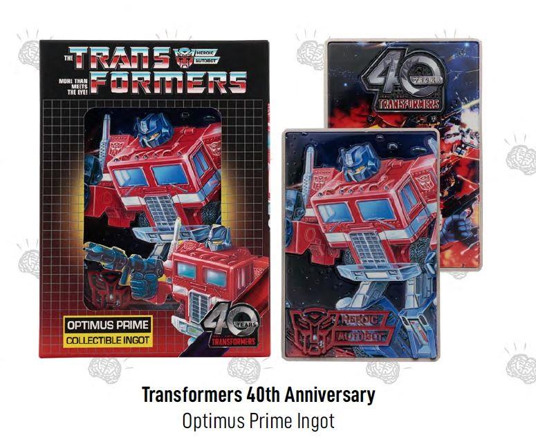 TRANSFORMERS - 40th Anniversary - Autobots - Limited Edition Ingot ...
