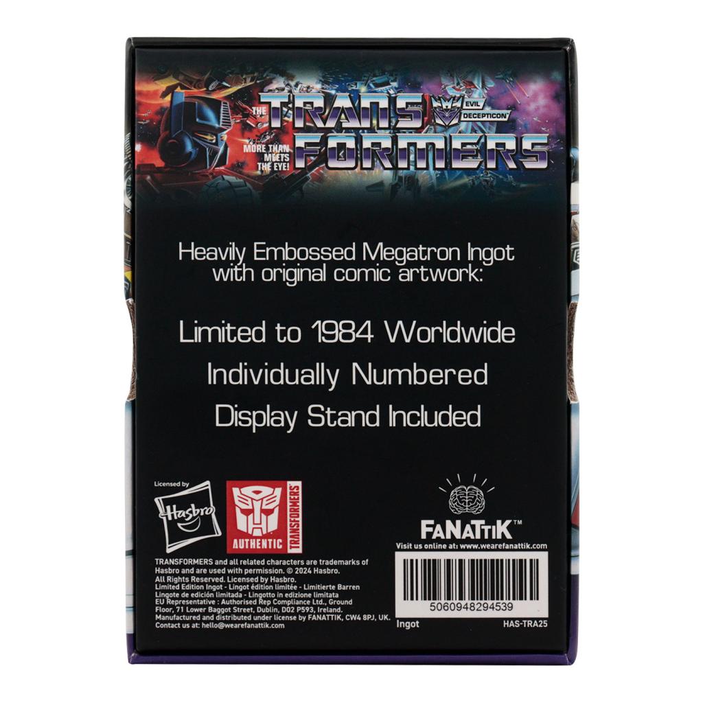 TRANSFORMERS - 40th Anniversary - Decepticons - Limited Edition Ingot ...