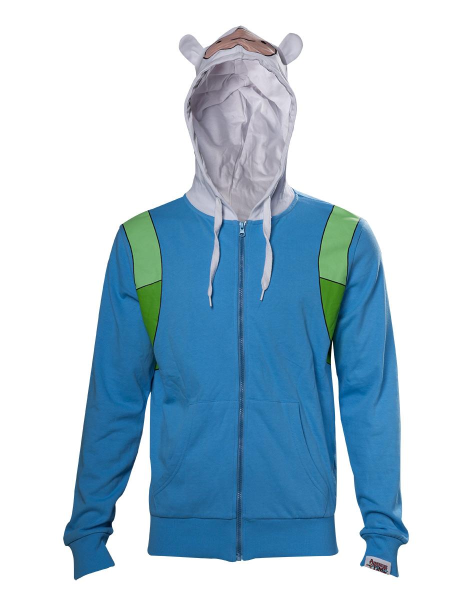 ADVENTURE TIME - Finn Inspired Cosplay Hoodie (XXL) : ShopForGeek.com ...