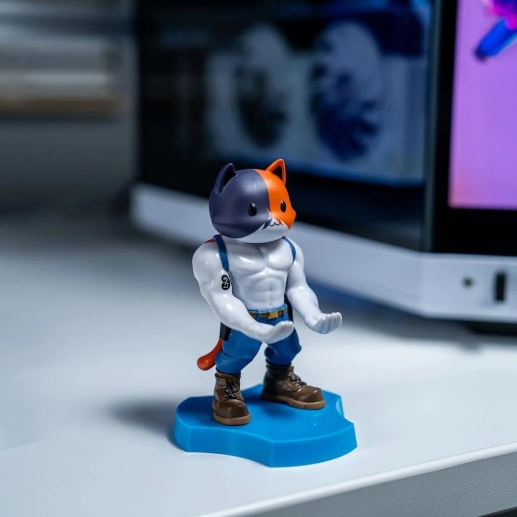 FORTNITE - Meowscles - 'Holdem' Controller & Phone Support - 11cm ...