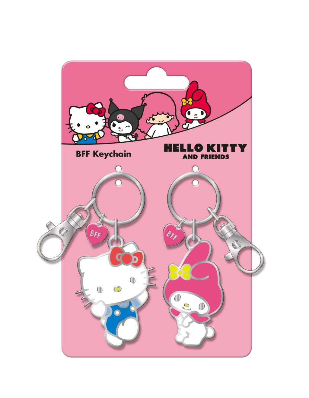 HELLO KITTY & MELODY - Duo Set Metal BFF Keychains : ShopForGeek.com ...