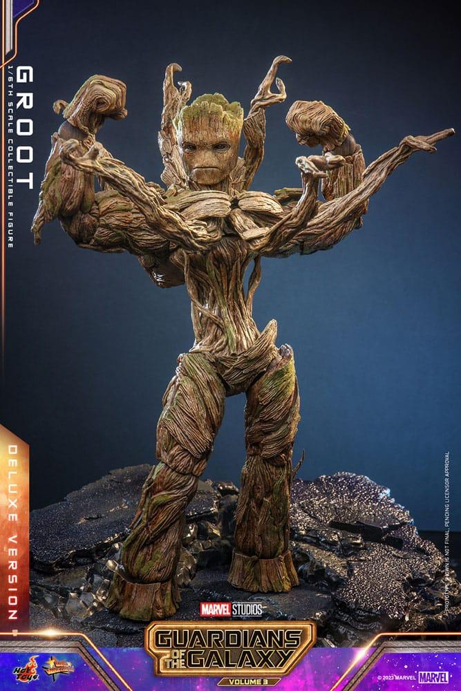 GARDIENS DE LA GALAXIE 3 - Groot Del. -Fig. 1/6 Movie Masterpiece 32cm ...